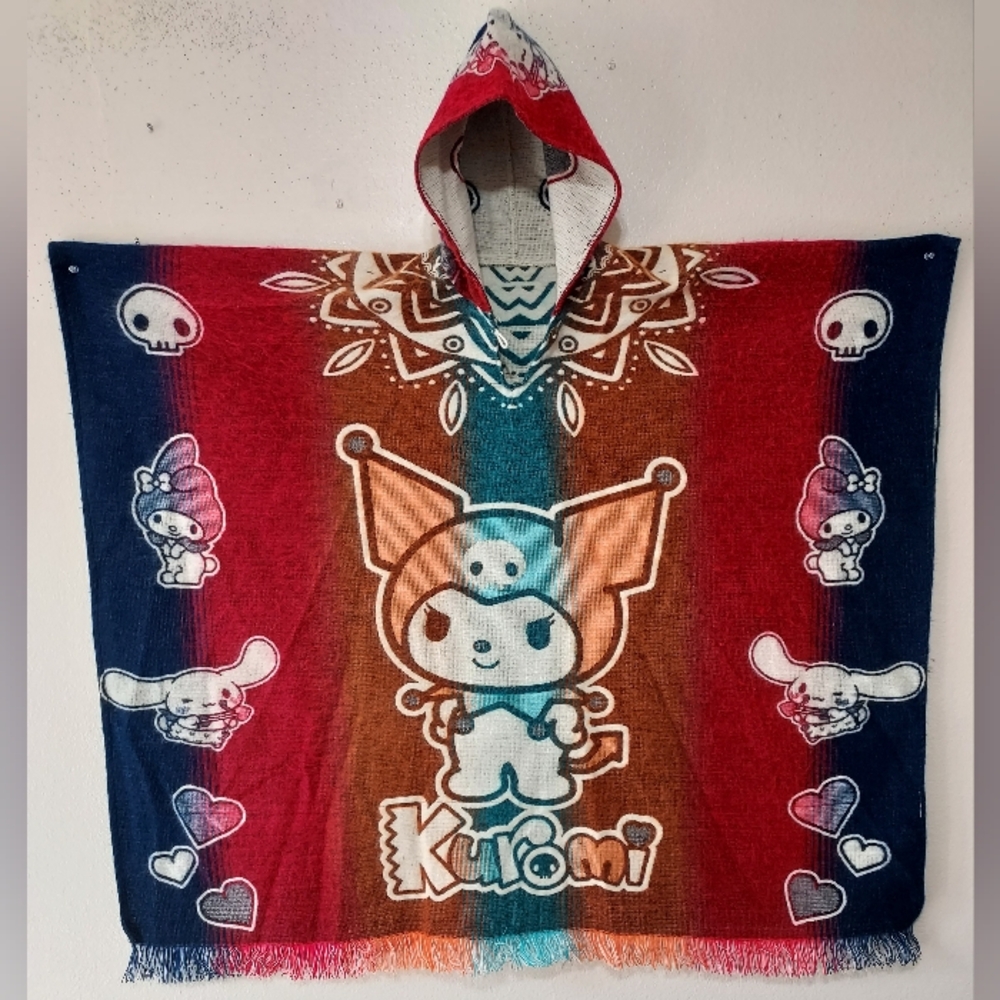 Kuromi Hooded Poncho - Gem